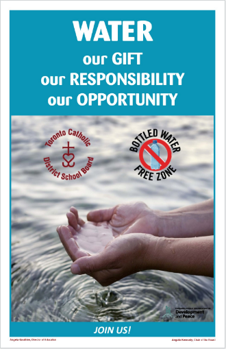 Poster Challenge – Bottle Water Free Zone – Catholic Student Leadership