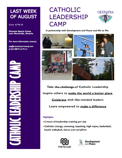 Catholic Leadership Summer Camps – Catholic Student Leadership