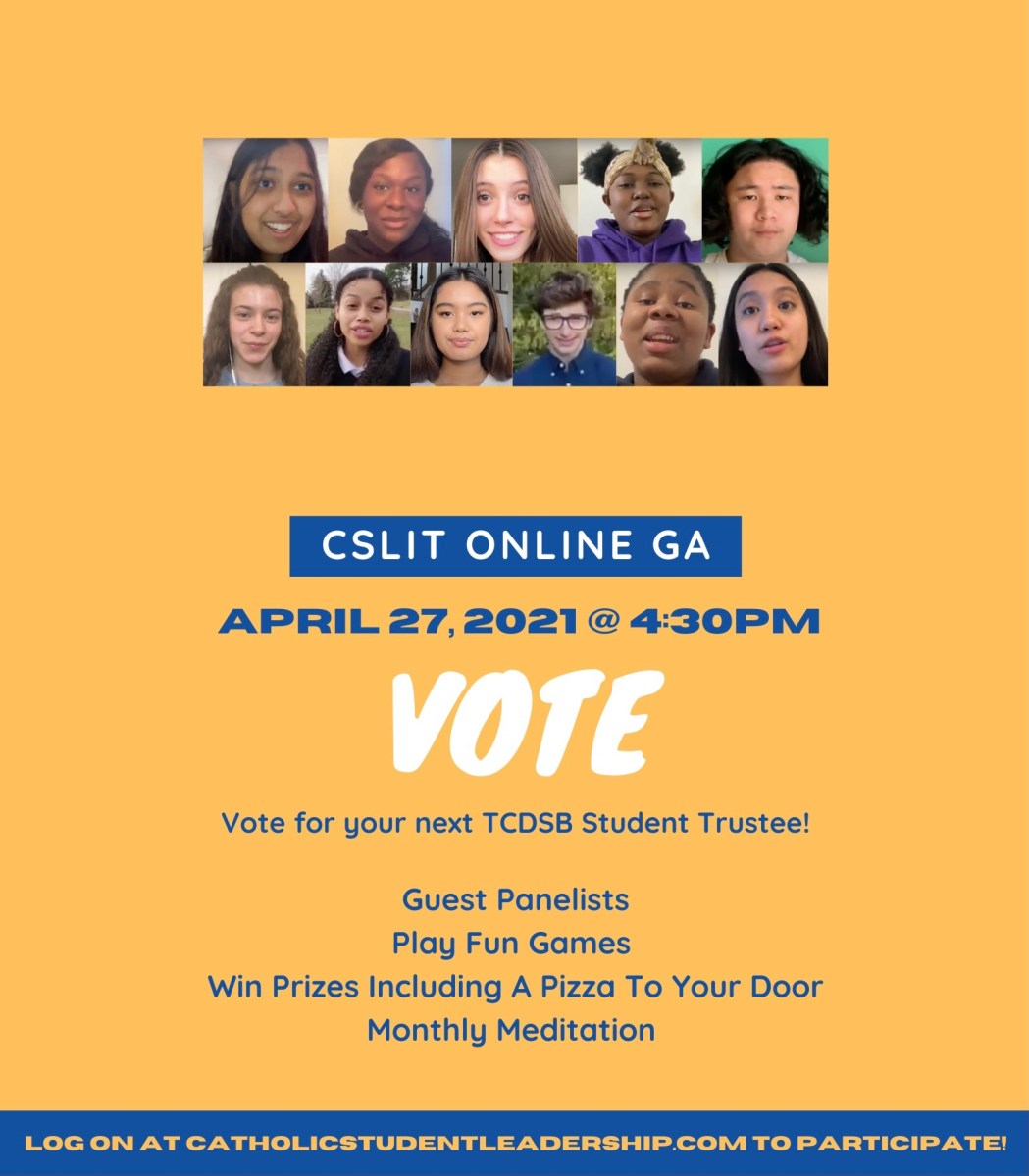 Student Trustee Election & CSLIT Monthly Webinar – Tues. April 27 @ 4:30 pm (WATCH HERE ...