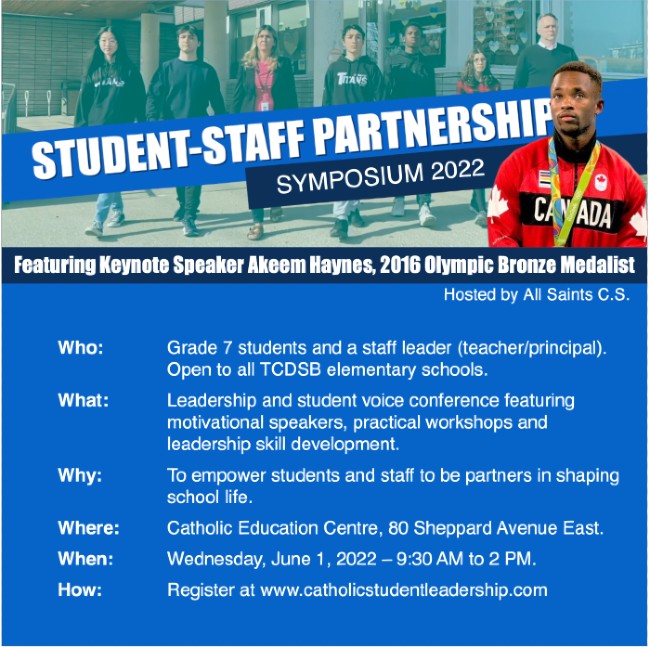 Catholic Student Leadership – Toronto Catholic District School Board